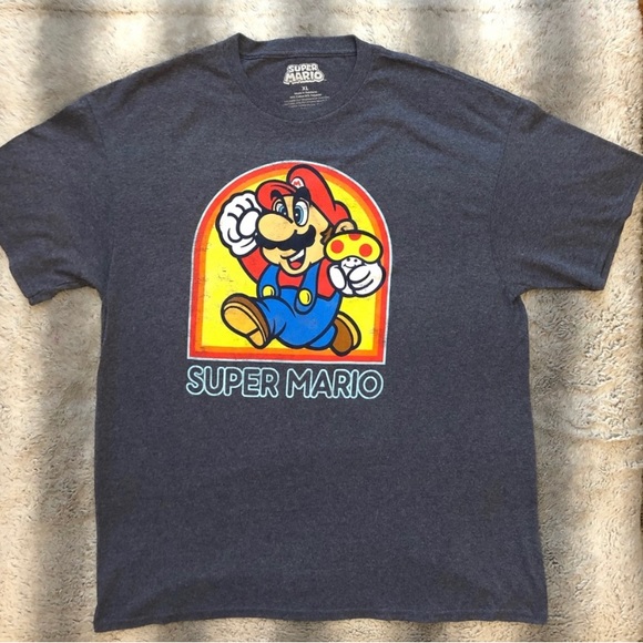 Nintendo | Shirts | Super Mario Brothers Tee Shirt Mens Xl Blue ...